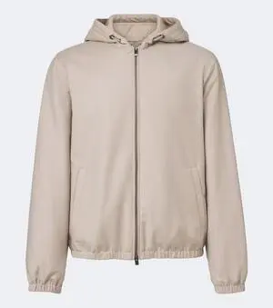 Agnona Hooded Wool Jacket
