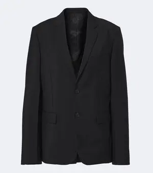 Fendi Mohair And Wool Blazer - Black