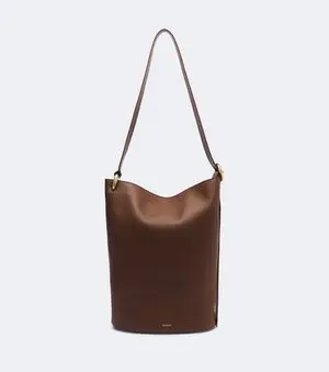 JOSEPH Bucket Large Leather Shoulder Bag - Brown