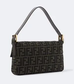 Fendi Baguette® 26424 Jacquard Shoulder Bag