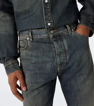 Fendi Faded Straight Jeans