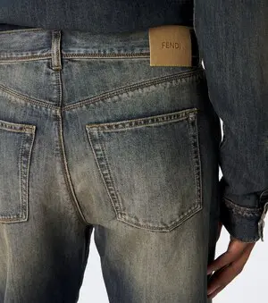 Fendi Faded Straight Jeans