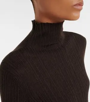 Agnona Turtleneck Sweater In Cashmere, Wool, And Silk