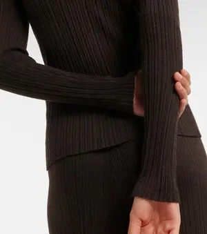 Agnona Turtleneck Sweater In Cashmere, Wool, And Silk
