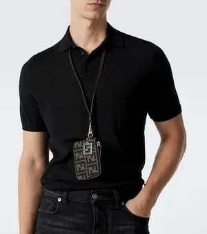 Fendi Ff Coin Purse With Strap