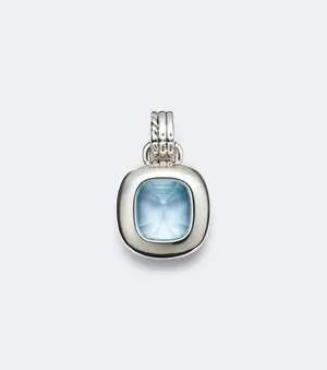 David Yurman Dy Mercer Pendant With Topaz And Diamonds