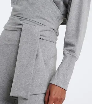 Adidas By Stella McCartney Cropped Jersey Hoodie