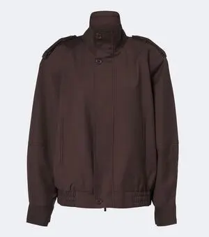 THE FRANKIE SHOP Blouson Jacket - Brown