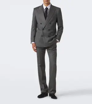 TOM FORD Mouliné Wool Twill Blazer