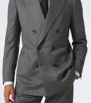 TOM FORD Mouliné Wool Twill Blazer