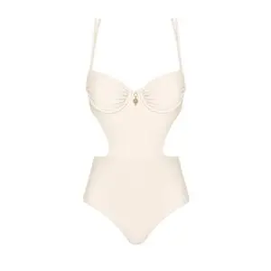 IVY SWIMWEAR Noa Monokini Cream - White