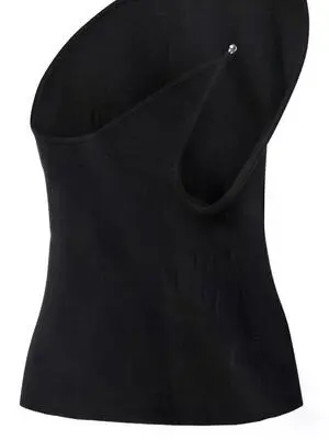 Christopher Esber One-shoulder Hardware Detail Blouse