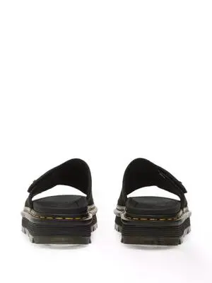Dr. Martens Zebzag Touch-strap Contrast-stitch Slides
