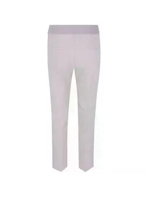 Peserico Pressed Crease Side-slit Trousers