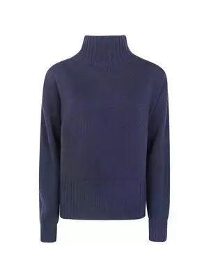 DRUMOHR Ribbed-knit High-neck Sweater - Blue