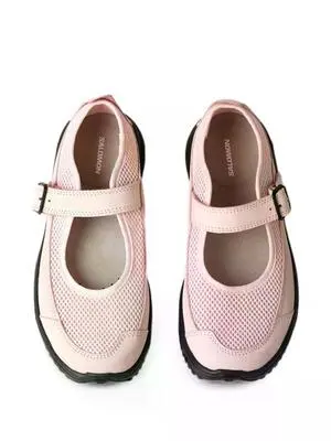 SALOMON Ballet Flats With Buckle Fastening Strap - Pink