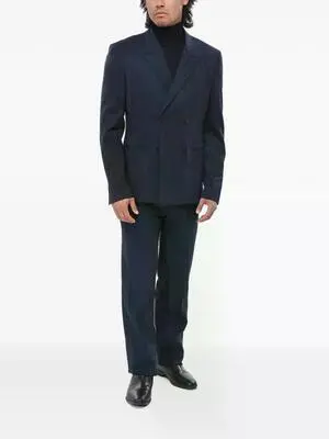 Off-White Jacquard Double-breasted Blazer