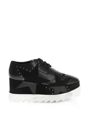 Stella McCartney Elyse Star-patch Sneakers - Black