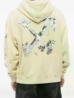 Off-White Logo-print Drawstring Hoodie
