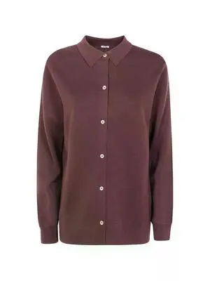 Aspesi Button-up Collared Cardigan - Brown