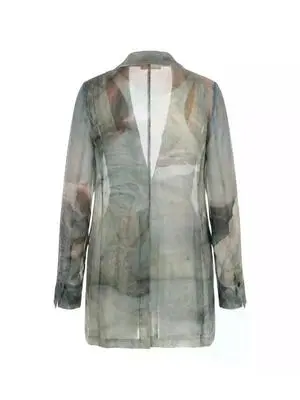 Masnada Graphic-print Unlined Blazer