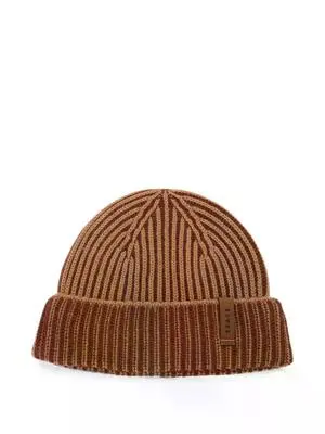 Sease Ribbed-knit Beanie Hat - Neutrals