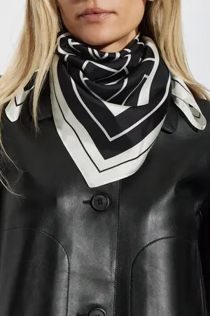ANINE BING Silk Scarf "york
