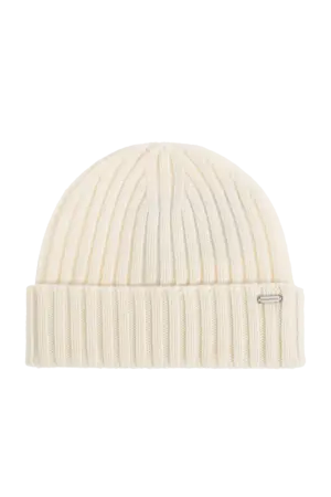 Paul & Shark Wool Beanie - Cream