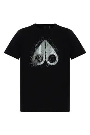 Moose Knuckles T-shirt With Print - Black