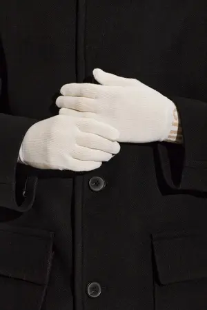 Moschino Gloves With Logo