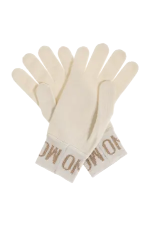 Moschino Gloves With Logo