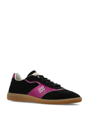 Dsquared2 Rebel" Suede And Patent Leather Sneakers