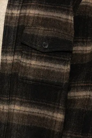 MARANT Kervon' Jacket In Checked Wool Blend