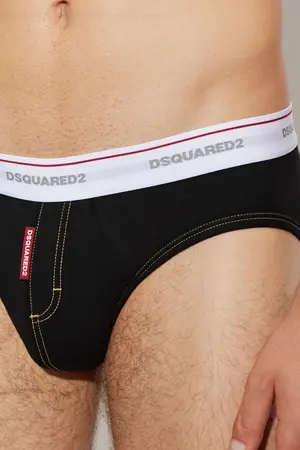 Dsquared2 Cotton Briefs With Logo