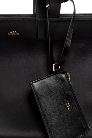 A.p.c. Shopper Bag In Smooth Leather