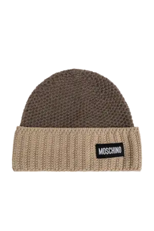 Moschino Cap With Logo Patch - Brown