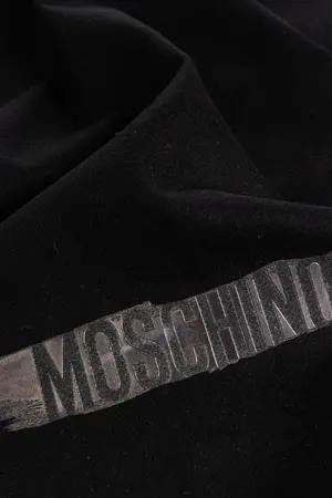 Moschino Wool Scarf With Fringes