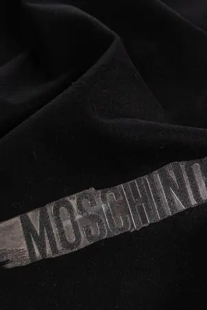 Moschino Wool Scarf With Fringes