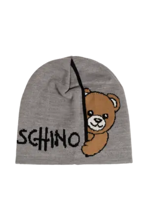 Moschino Cap With Logo - Grey