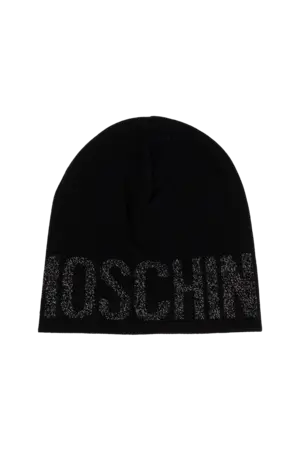 Moschino Cap With Logo - Black