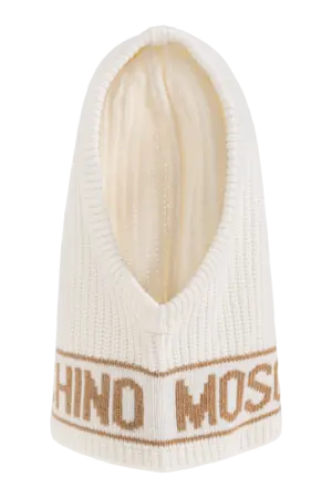 Moschino Hoodie With Logo - Cream