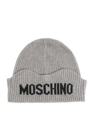Moschino Cap With Logo - Grey