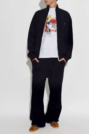 Dsquared2 Rebel Low-top Suede And Leather Sneakers
