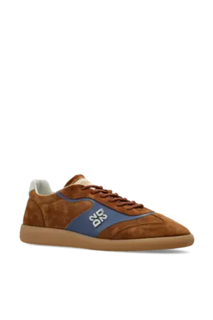 Dsquared2 Rebel Low-top Suede And Leather Sneakers