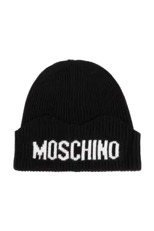 Moschino Cap With Logo - Black