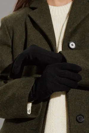 Moschino Gloves With Logo