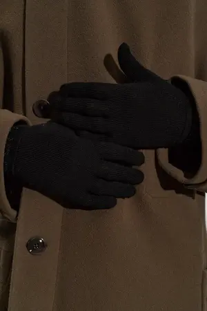 Moschino Gloves With Logo