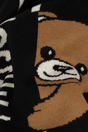 Moschino Scarf With A Characteristic Teddy Bear Motif