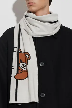 Moschino Scarf With A Characteristic Teddy Bear Motif