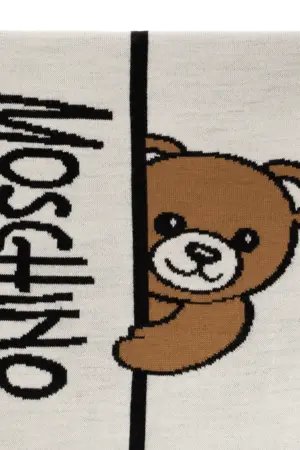 Moschino Scarf With A Characteristic Teddy Bear Motif